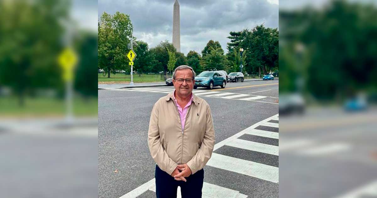 Luis Molina, alcalde de Miraflores llegó a Washington para reunirse con ...